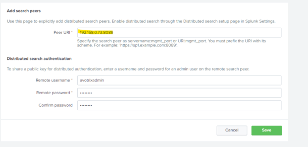 Splunk Search Head Installation and Configuration - Avotrix