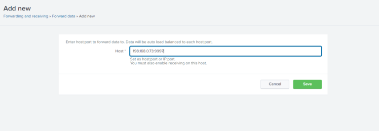 Configuring heavy forwarder in splunk - Avotrix