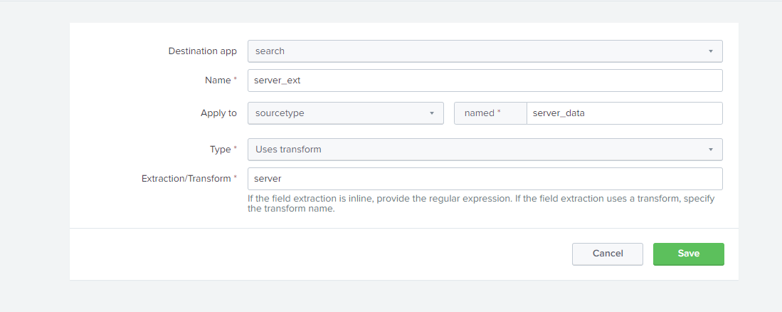Search Time Field Extraction in SPlunk - Avotrix