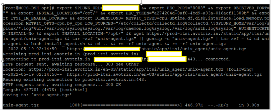 Install and configure collectd for Itsi - Avotrix