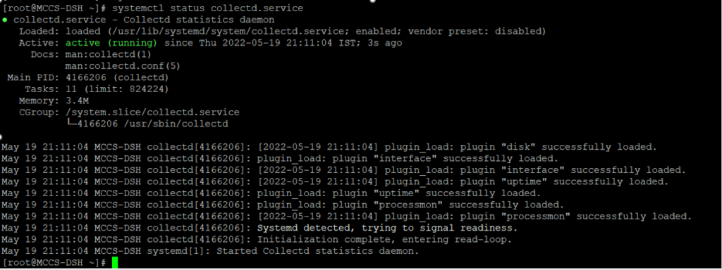 Install and configure collectd for Itsi - Avotrix