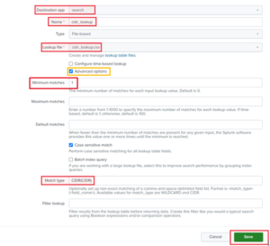 CIDR Lookup in Splunk - Avotrix