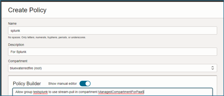 Configuring the Oracle Cloud Infrastructure (OCI) Addon on Splunk - Avotrix