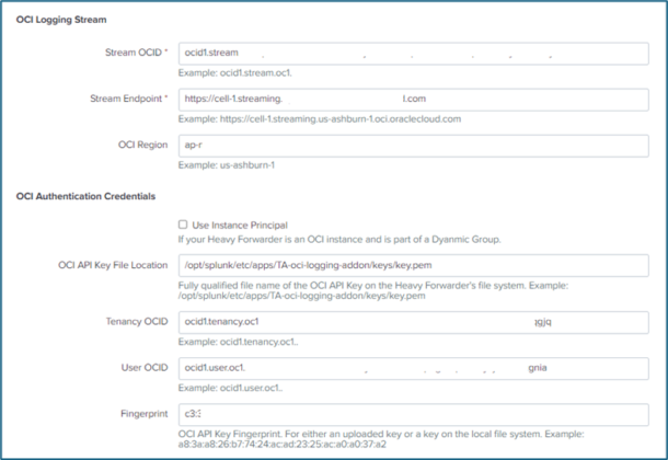 Configuring the Oracle Cloud Infrastructure (OCI) Addon on Splunk - Avotrix