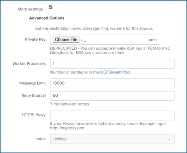 Configuring the Oracle Cloud Infrastructure (OCI) Addon on Splunk - Avotrix