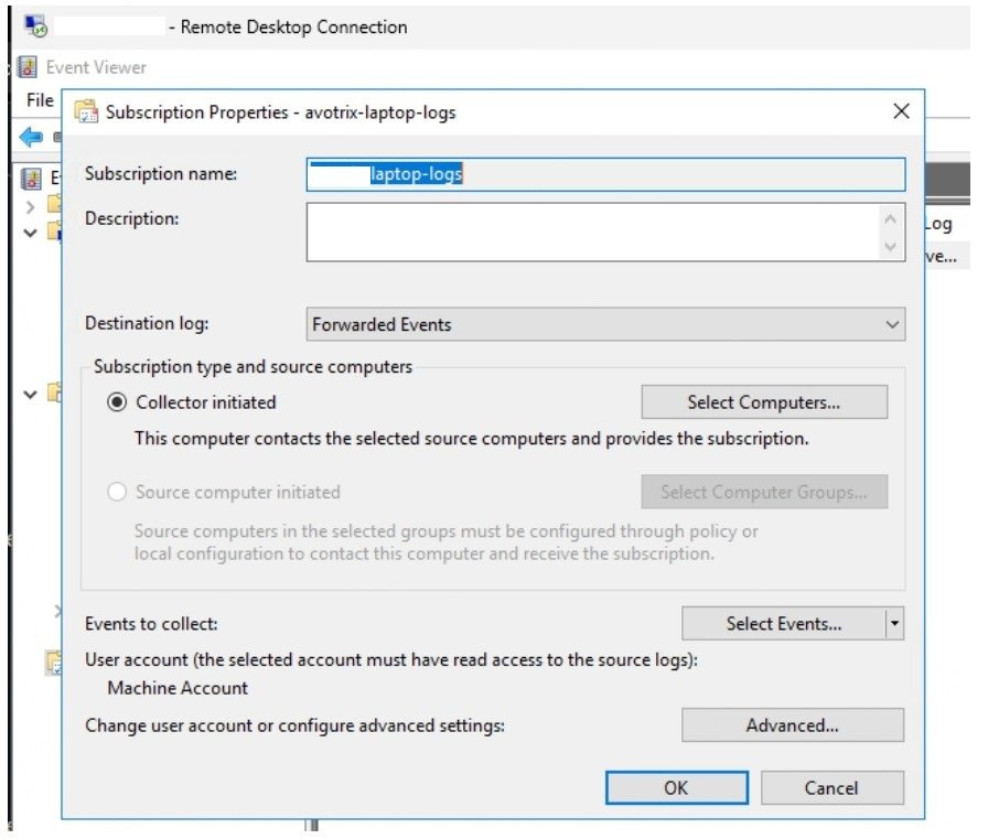 How to Collect AD Computer Event Logs for Splunk Ingestion - Avotrix