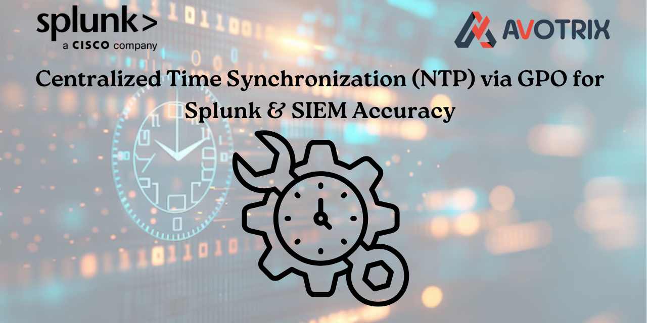 Centralized Time Synchronization (NTP) via GPO for Splunk & SIEM ...