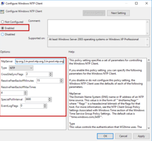 Centralized Time Synchronization (NTP) via GPO for Splunk & SIEM ...